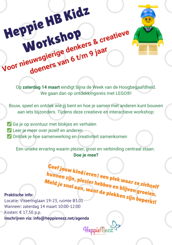 Heppie HB Kidz Workshop: Voor nieuwsgierige denkers & creatieve doeners ...